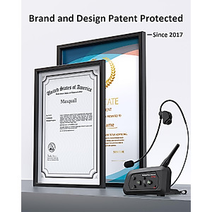 Maxquall Referee Headset Earphone Newly-Designed Earpiece Professional 1pc V6 V4 FBIM Football Arbitro Coach Judger Arbitration Earhook Soccer Headset(1PC R Earpiece)