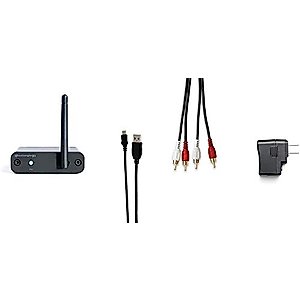 Audioengine B1 Bluetooth Receiver with 5.0 aptX HD - Extended Range and High Fidelity 24 bit DAC Wireless & Streaming Audio Systems