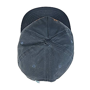 Sendero Provisions Co. Mallard Adjustable Leather Strap Hat Dark Blue