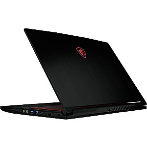 MSI GF63 15.6" FHD Premium Gaming Laptop | Intel 6-Core i5-10500H | 8GB RAM | 256GB SSD | NVIDIA GeForce GTX 1650 Max-Q | Backlit Keyboard | Windows 11 | with HDMI Cable Bundle