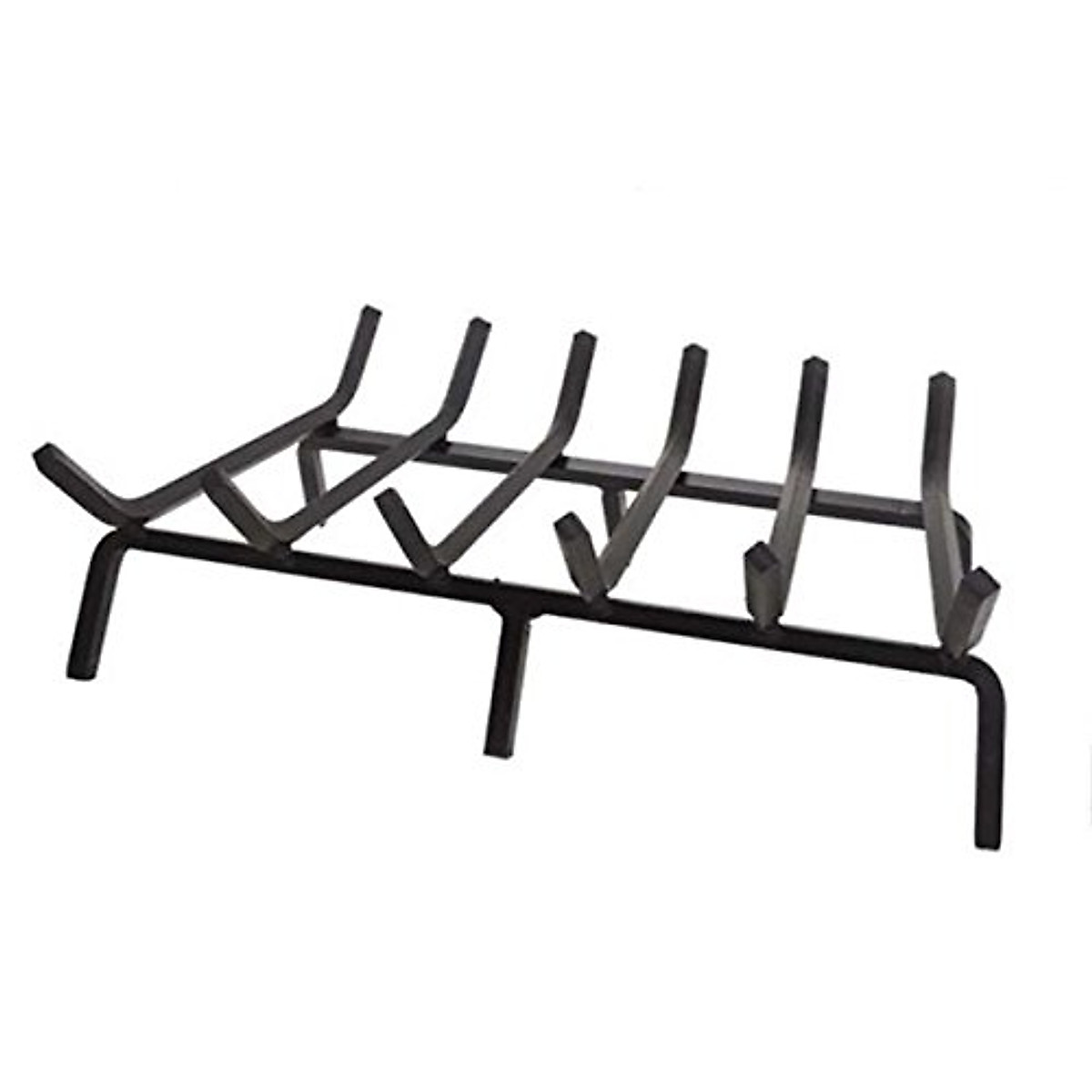 COOKE Standard Steel Fireplace Grate, for Indoor and Outdoor Wood Burning Fireplaces, Choose from Many Sizes (Front: 56", Back 54", Depth: 16", 14-bar)