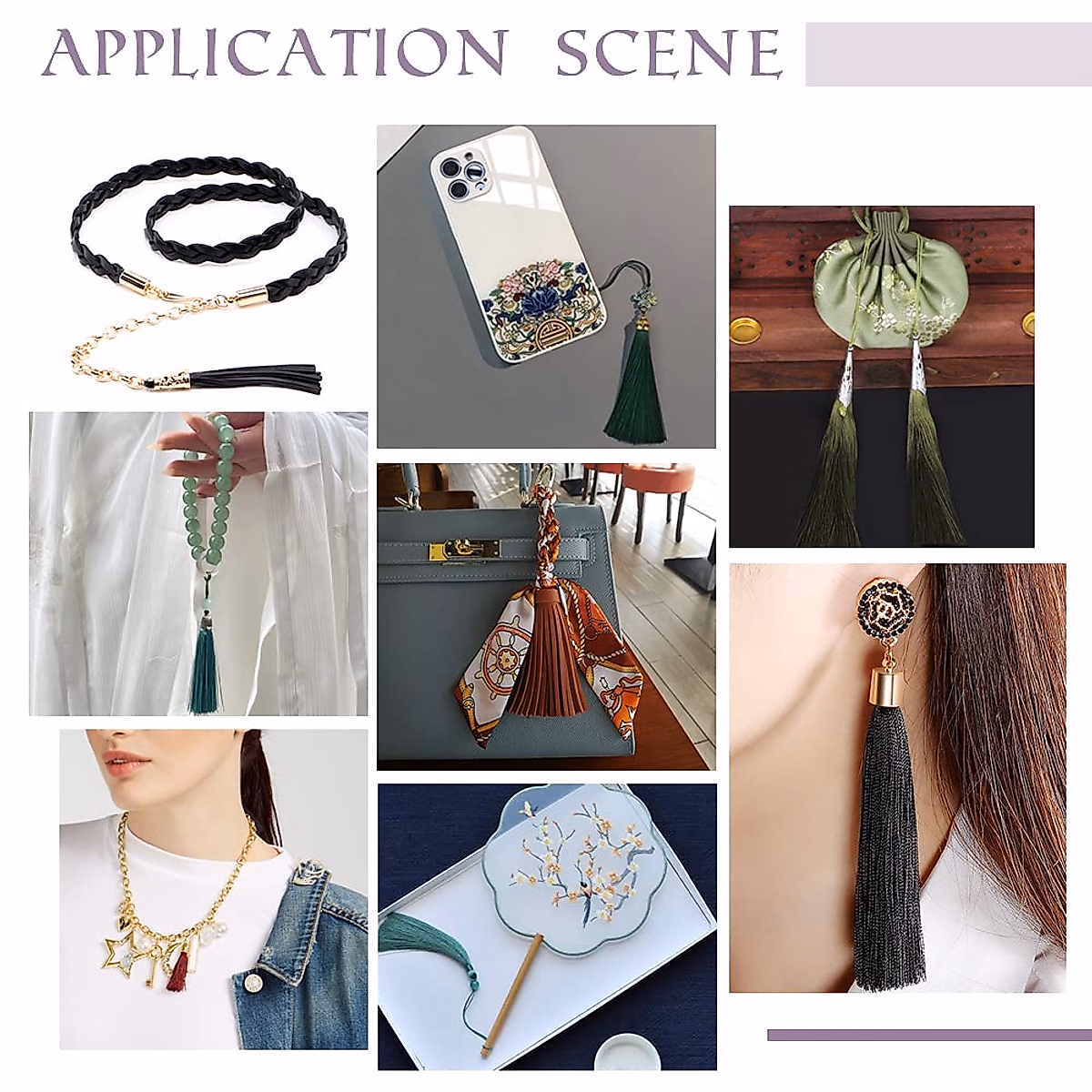 PH PandaHall 3.3"~3.5" Long Faux Leather Tassel, 30pcs Keychain Tassels 30 Colors Faux Suede Tassel Pendants Keychain Tassels with Loop for Keychain Cellphone Straps DIY Earring Jewelry Making