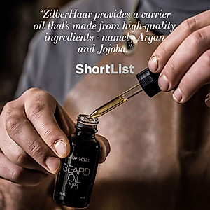 ZilberHaar Beard Oil and Brushes Bundle - Regular Beard Brush Stiff + 1oz Beard Oil + Beard Comb + Pocket Beard Brush Stiff