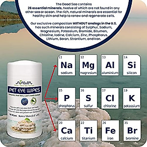 rava Pet Eye Wipes - for Dogs Cats Puppies & Kittens - 100 Count - Natural and Aromatherapy Medicated - Removes Dirt Crust and Discharge - Prevents Tear Stains (Pet Eye Wipes)