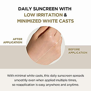SKIN1004 Madagascar Centella Air-fit Suncream Light SPF 30 PA++++ 1.69 fl. oz(50ml) | Lightweight Formula| for Sensitive Skin | Physical Suncream