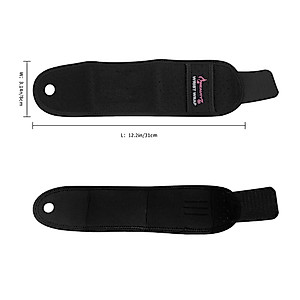 Beauty7 Eyelash Extension Holder Plate Pallet Stand Base Tray With Hand Wrist Wrap Tool Strip Glue Ring Kit For Professional Individual False Lashes (Wrist Wrap,Glue Ring,2x Pallet,3M Loop Tape)