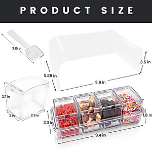 Ninja Creami Food Storage Containe, Airtight Food Storage Container Set,Acrylic Kitchen and Pantry Organization Canisters for Salted Nuts,Sugar,Chocolate Candy for ninja creami accessories