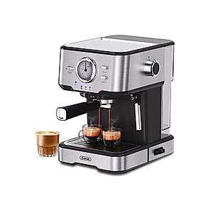 Gevi Espresso Machine High Pressure,compact espresso machines with Milk Frother Steam Wand,Professional Coffee，Cappuccino,Espresso,Latte,Macchiato Maker for home,espresso maker