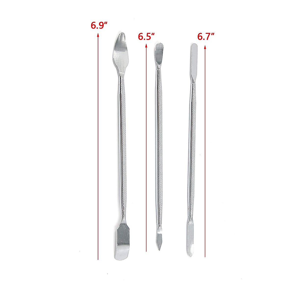 Bitray 3 PCS Professional Repair Tool Kit Electronics Opening Pry Tool Repair Kit with Metal Spudger Mobile Phone Disassembly Stick