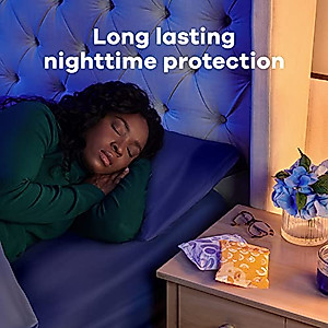 Always Maxi Overnight Pads with Wings, Size 5, Extra Heavy Overnight, Unscented, 72 Count (Pack of 2)