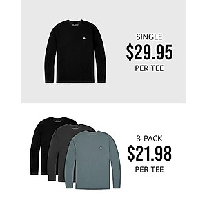 INTO THE AM Athletic Dri Fit Gym Shirt for Men - Performance Long Sleeve Minimal Basic Workout Shirt (Olive Green, X-Large)