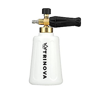TriNova Foam Cannon for Pressure Washer - Original Wide Neck, Wide Base Heavy Duty Foam Gun for Detailing