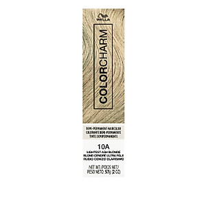 COLORCHARM Demi Permanent Hair Color| 10A Lightest Ash Blonde | Gloss, Refresh and Tone | 2 Fl Oz