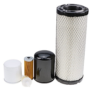 DVPARTS Filter Kit LVA21036 for John Deere 1025R 2025R Compact Utility Tractor
