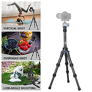 SIRUI AM223 Travel Carbon Fiber Mini Tripod with SL-100 Two-Section Carbon Center Column