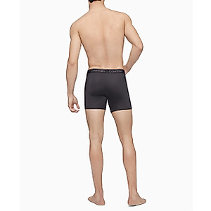 Calvin Klein Men's Micro Stretch 5-Pack Boxer Brief, 5 Black, Medium