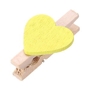 50pcs Love Clip Love Photo Clip Photo Mini Clip Photo Clip Love Photo Wood Clip