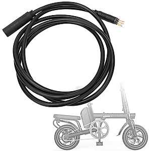 MAGT E-Bike Motor Extension Cable, 9 Pin Front Rear Wheel Motor Female to Male Wire Cable for Electric Bike E-Bike Accessory (1.5pin 1600mm)
