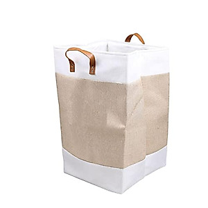 Laundry Hamper on Wheels with Handle Large Laundry Basket Water Proof Freestanding Laundry Hamper Collapsible Tall Clothes Hamper With Extended Handles For Clothes Toys In The Dorm And Rubber Basket
