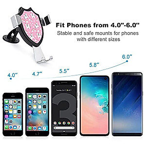 Rainbow Unicorn Car Phone Holder Mount Universal Cellphone Vent Clamp for Dashboard Windshield Stand