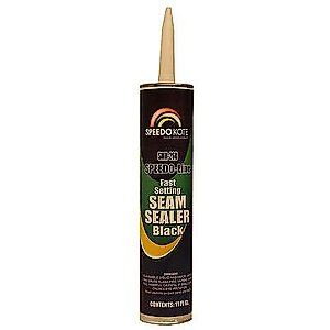 Speedokote SMR-26B - Black Fast Setting Auto Body Seam Sealer for Autobody, 11 oz. Cartridge