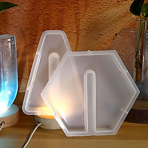 Resin Mold for Plant Propagation Station Test Tube Vase Silicone Mold Hydroponic Planter Epoxy Casting Molds for Home Office Desktop Decoration