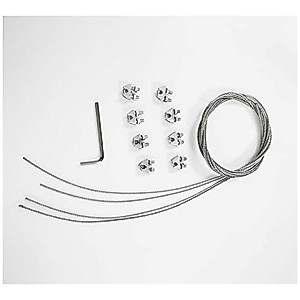 BannerBuzz Sky Tube Hanging Banners, 230 GSM Polyester Fabric, Anodized Coated Aluminium with Bungee Poles, Curved Poles, and Inbuilt Pushlock Pins (Print with Hardware,8' X 2')