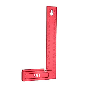 Aluminum Alloy 200mm Precision Woodworking Square Inch and Metric Machinist Square