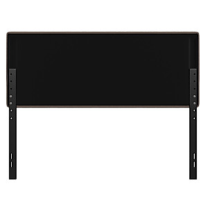 Flash Furniture Paxton Upholstered Headboard - Channel Stitched Taupe Fabric Upholstery - Queen - Adjustable Height from 44.5" to 57.25" From Floor