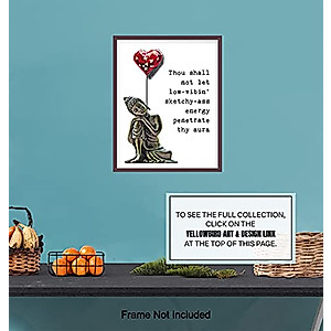 Zen Buddha Wall Art & Decor - LARGE 11X14 - Spa Room Decor - Spiritual Gifts for Women - Namaste Wall Decor - Positive Quotes Poster - Encouragement Gifts for Women - Meditation Gifts - Buddhist Sign