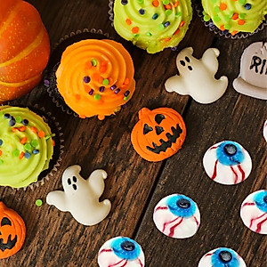 Halloween Gummy Bulging Eyeballs, Individually Bagged Candies, Freaky Candy Packs, (Pack of 3)