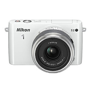 Nikon 1 S2 Digital Camera with 1 NIKKOR 11-27.5mm f/3.5-5.6 Lens (White)