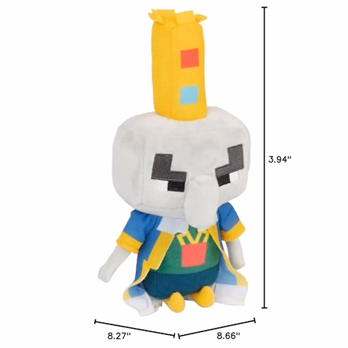 JINX Minecraft Dungeons Happy Explorer Arch-Illager Plush Stuffed Toy, Multi-Colored, 7" Tall