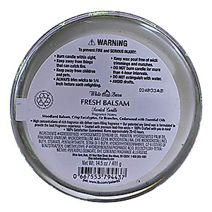 White Barn Bath & Body Works Fresh Balsam Scented Candle 3 Wick 14.5OZ