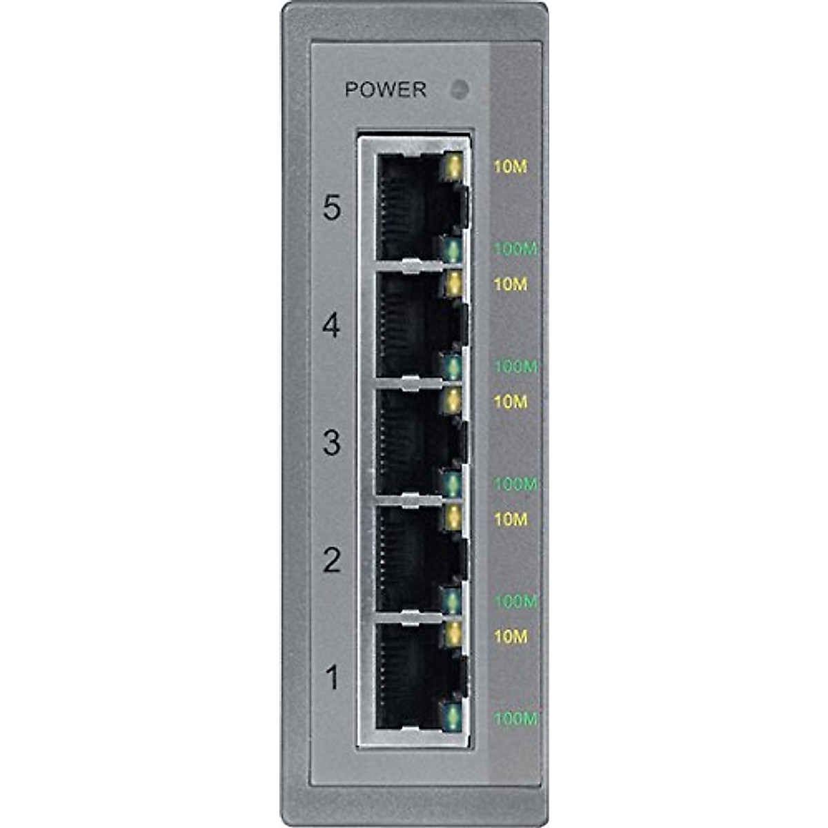 ICP DAS NS-205 10/100 Mbps speed Unmanaged 5-Port Industrial Ethernet Switch with Din Rail Mount