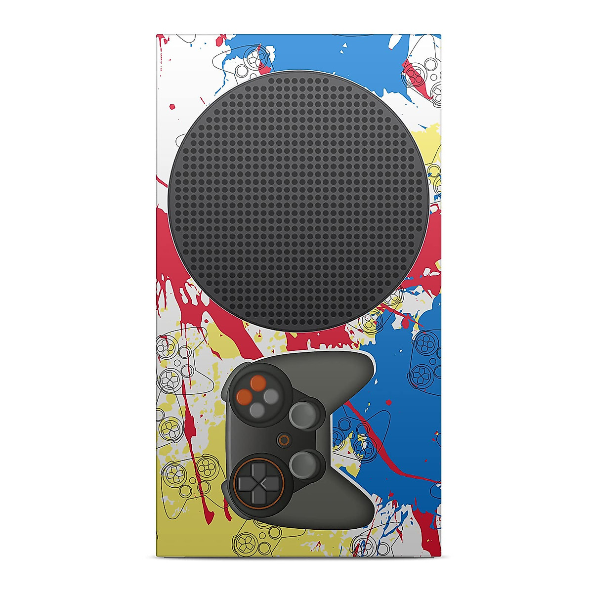 Head Case Designs Officially Licensed Emoji Gamer Art Patterns Matte Vinyl Sticker Gaming Skin Case Cover Compatible with Xbox Series S Console