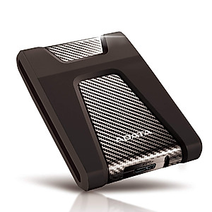 ADATA HD650 4TB USB 3.1 Shock-Resistant External Hard Drive, Black (AHD650-4TU31-CBK)