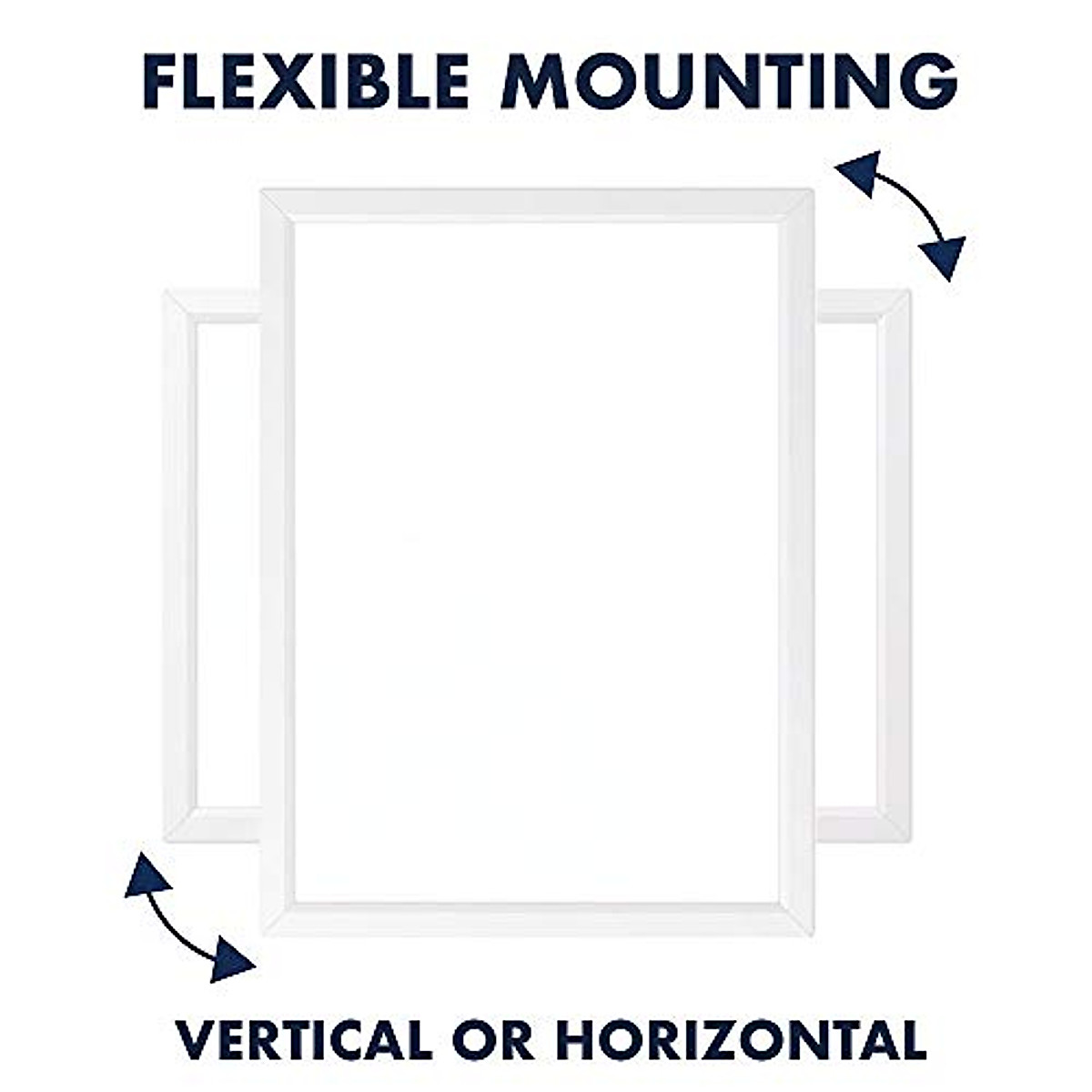 Quartet Magnetic Whiteboard, 17" x 23" Small White Board for Wall, Dry Erase Board for Kids, Perfect for Home Office & Home School Supplies, Dry Erase Marker, Magnets, White Frame (MDW1723W-AZS)
