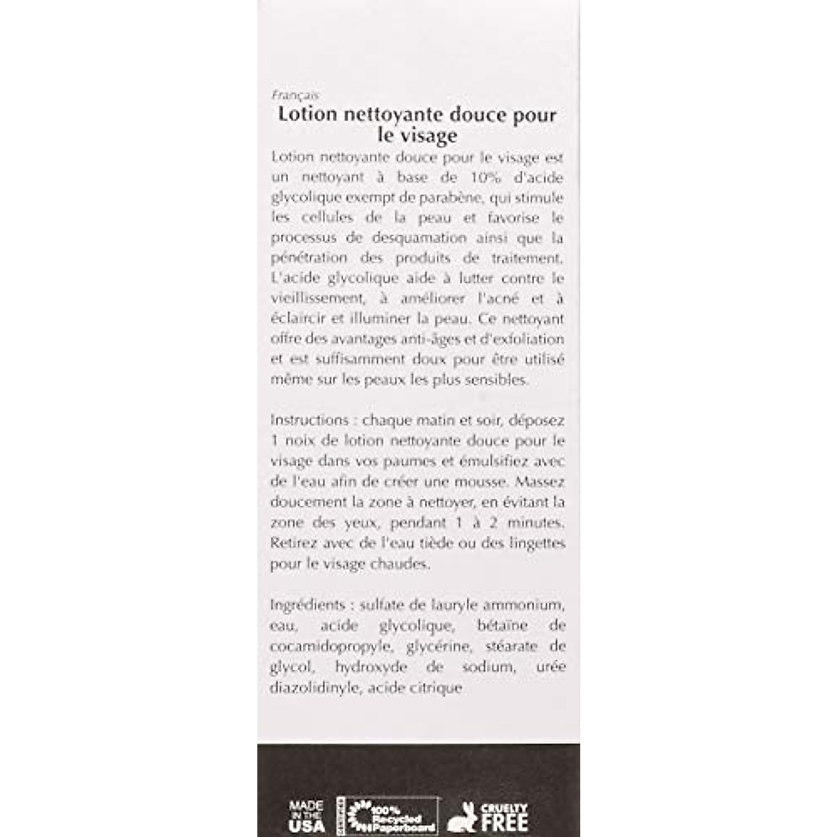 GlyMed Plus Age Management Gentle Facial Wash, 8 Ounce