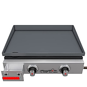 Char-Broil 463614023 22" 2-Burner Gas Tabletop Griddle, Silver
