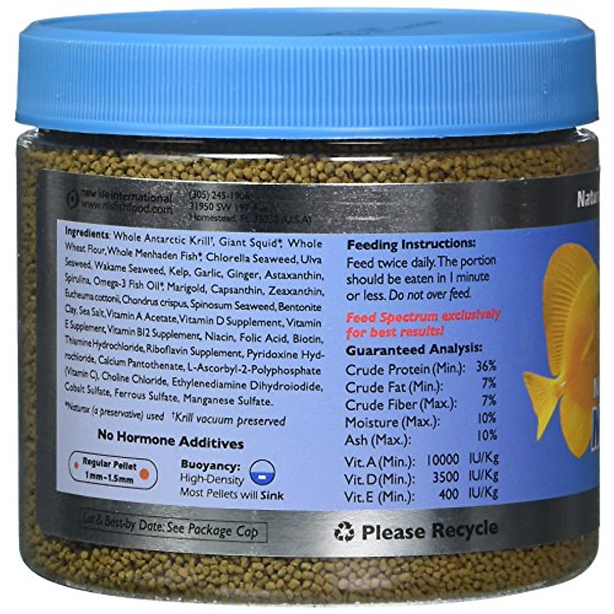 New Life Spectrum Naturox Series Marine Formula Supplement, 300g