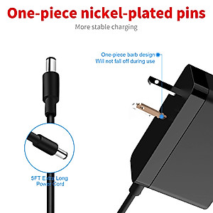 MEROM 6V 2A 12W Universal Adapter Power Supply AC 110V to DC 6V Power Driver for Bluetooth Speaker, Digital Blood Pressure Monitor Converter Inverter, Charger with 8 DC Plugs Power Cord