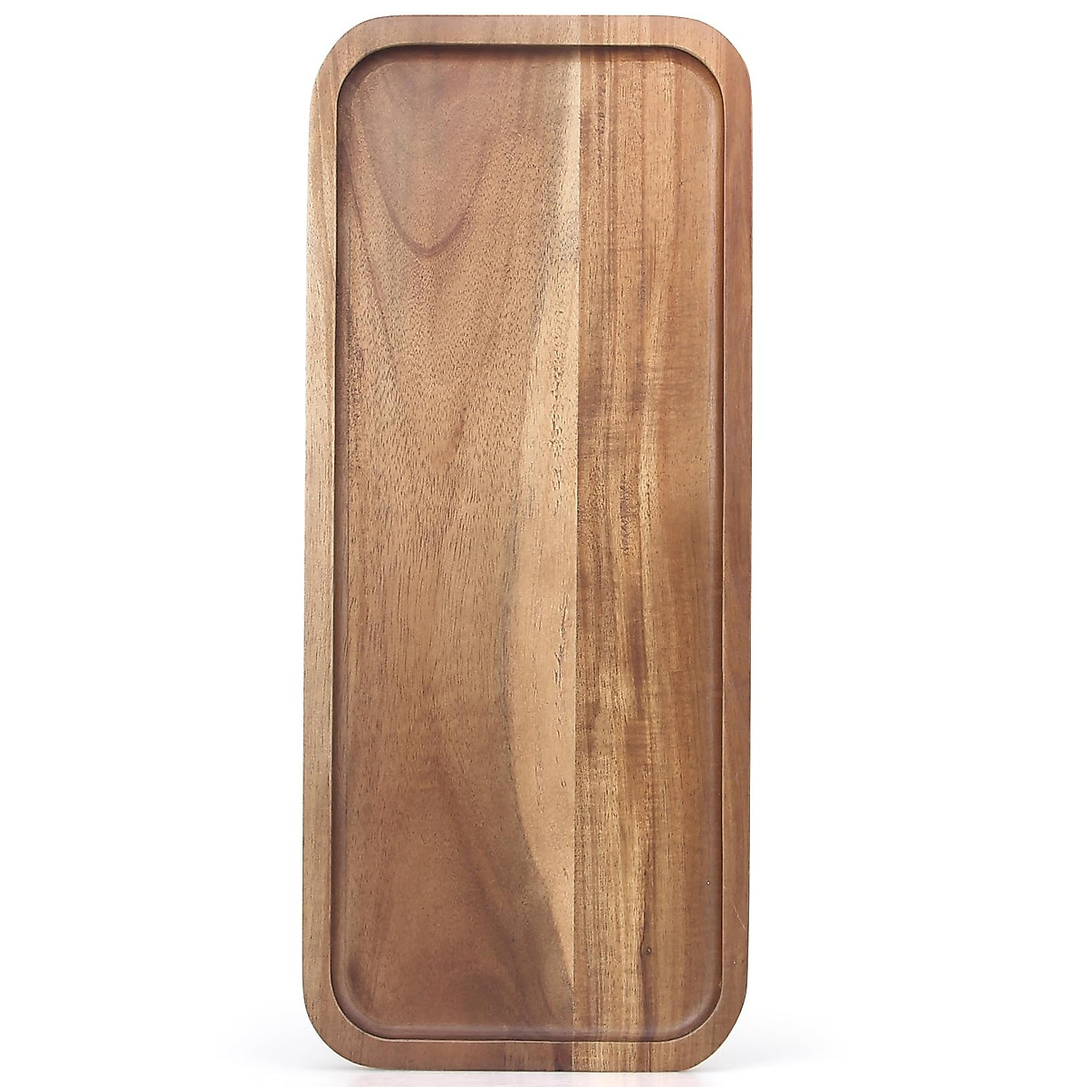 Wooden Serving Platters Acacia Long Charcuterie Boards Rectangle Wood Tray Home Decor Serving Cheese Board Appetizer Snack Plates Kitchen Dinner Platter for Food Dish Rectangular Cake Dessert Trays