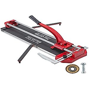 Mophorn 24 Inch/600mm Tile Cutter Double Rails & Brackets Manual Tile Cutter 3/5 in Cap w/Precise Laser Manual Tile Cutter Tools for Precision Cutting (24 Inch)