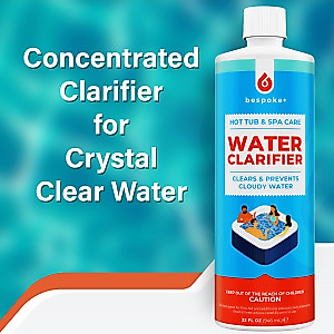 Spa Clarifier | Hot Tub Clarifier to Eliminate Cloudy Water - Spa Water Clarifier for Hot Tub Chemical - Spa Clarifier for Hot Tubs - Spa Clarifier HotTub Owners Rely on for Clear Water (1-Quart)