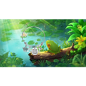 SEIRAA Frog Princess Bracelet You’re the Best Thing I Never Know I Needed Frog Bracelet for Women Frog Stroy Inspired (Frog Bracelet)