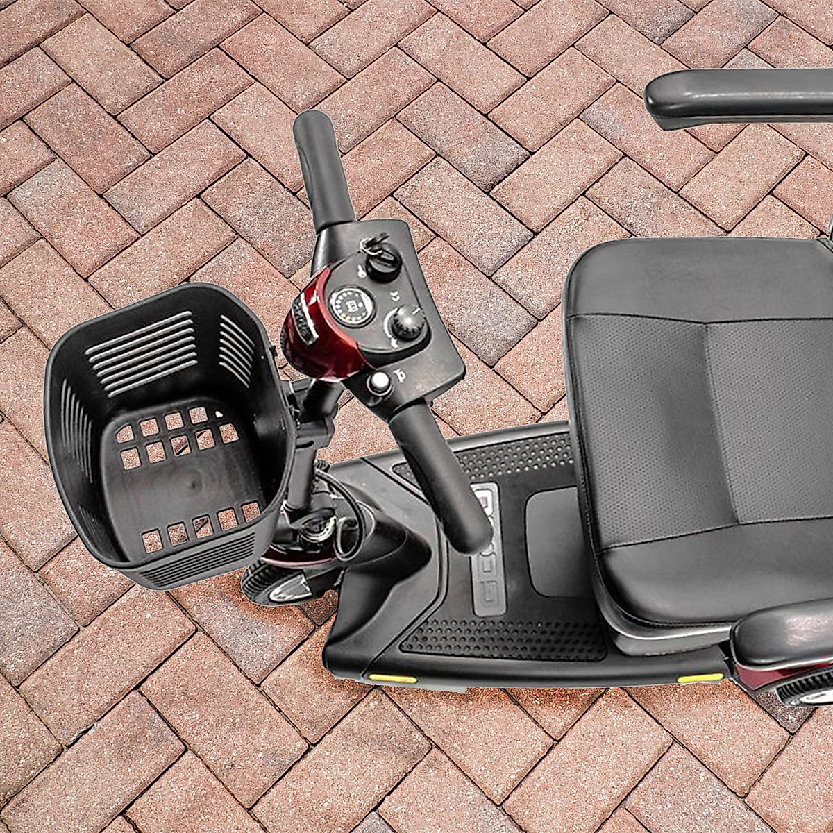 AlveyTech Rubber Hand Grips - Fits Go-Go, Mega Motion & Pride Electric Mobility Scooter, Handlebar Parts for Medical Wheelchairs, Transport Chair, Power Bike, Rollator, E-Bicycle Accessories Hand Grip