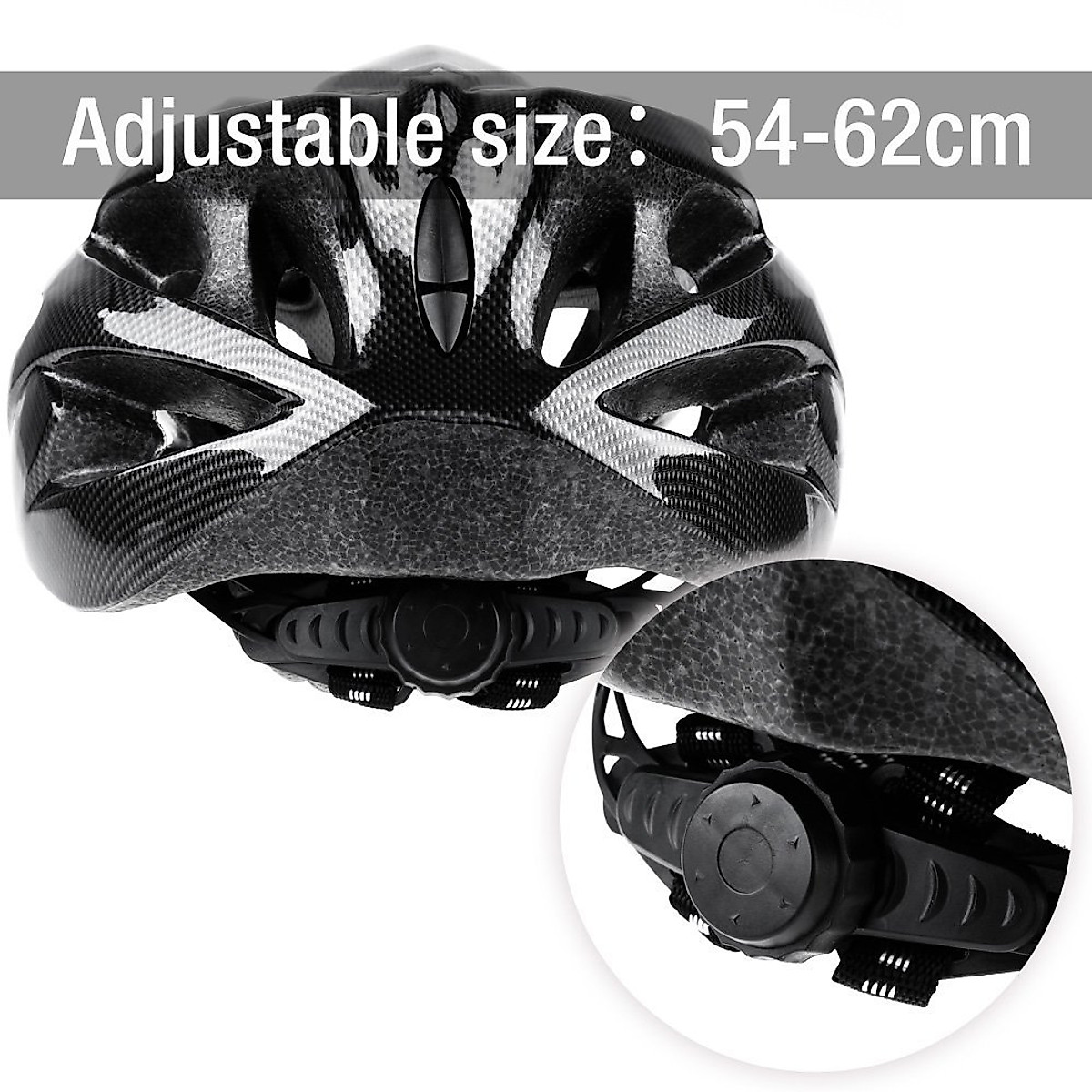 Adult Bike Helmet, Lightweight Cycling Helmet, Bicycle Helmet Adjustable Size Ultralight Specialized for Mens Womens Safety Protection ES-022