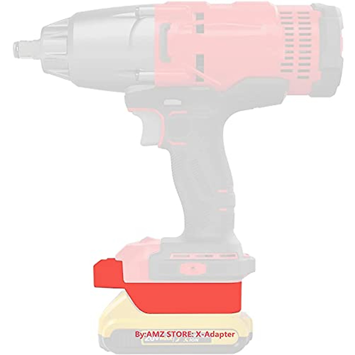 1x Adapter for Craftsman V20 NeW 20v Cordless Tools Works On DeWalt 20V MAX Lithium Batteries- Adapter Only, Red