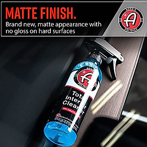 Adam’s Total Interior Cleaner & Protectant (16oz) - Car Interior Quick Detailer & SiO2 Protection - Ceramic Infused UV Protection, Anti-Static, OEM Finish - For Leather, Vinyl, Plastics, Glass & More
